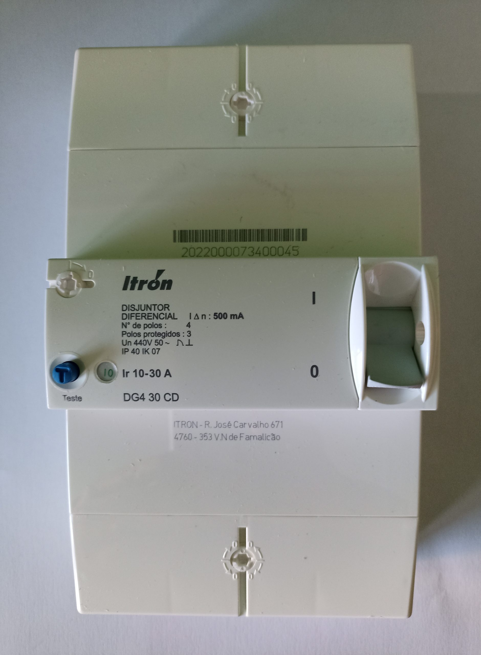 DISJUNTOR DG4 30 CD ITRON 400045 - Eficon