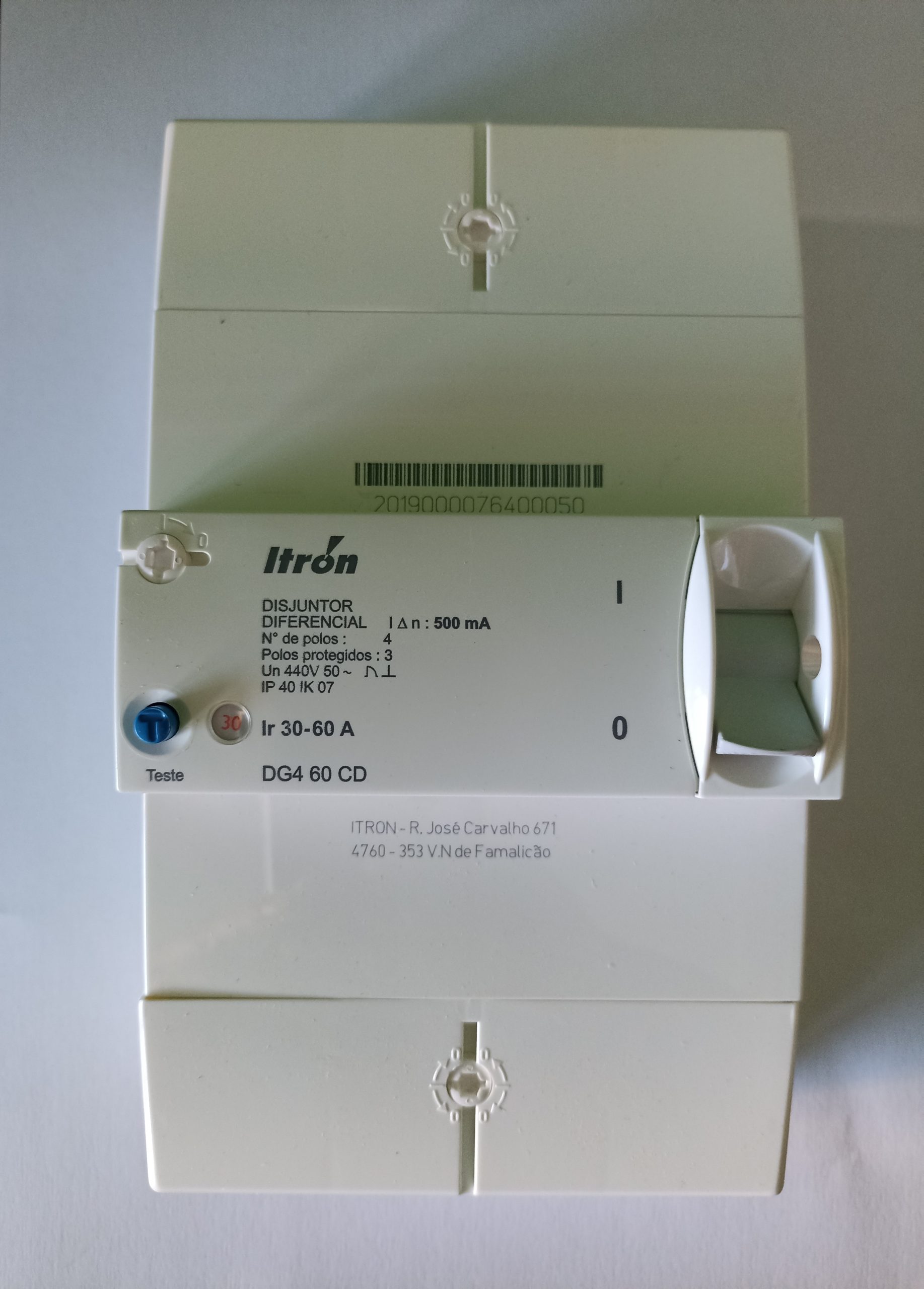 DISJUNTOR DG4 60 CD ITRON 400050 - Eficon